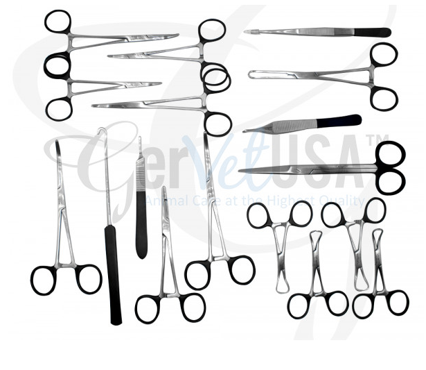 Canine/Feline Spay Pack - Color Coated – Elite Vet Products